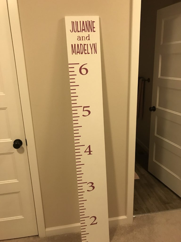 DIY: Make Your Own Growth Chart - Freshen Your Life